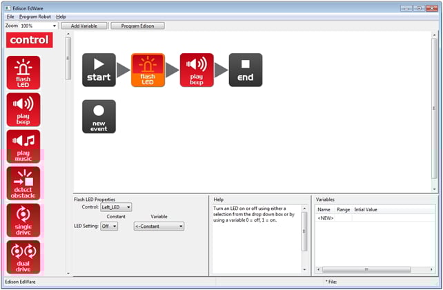 Edison Robot - Programming Environments and Resources Edison Robot - Programming Environments and Resources