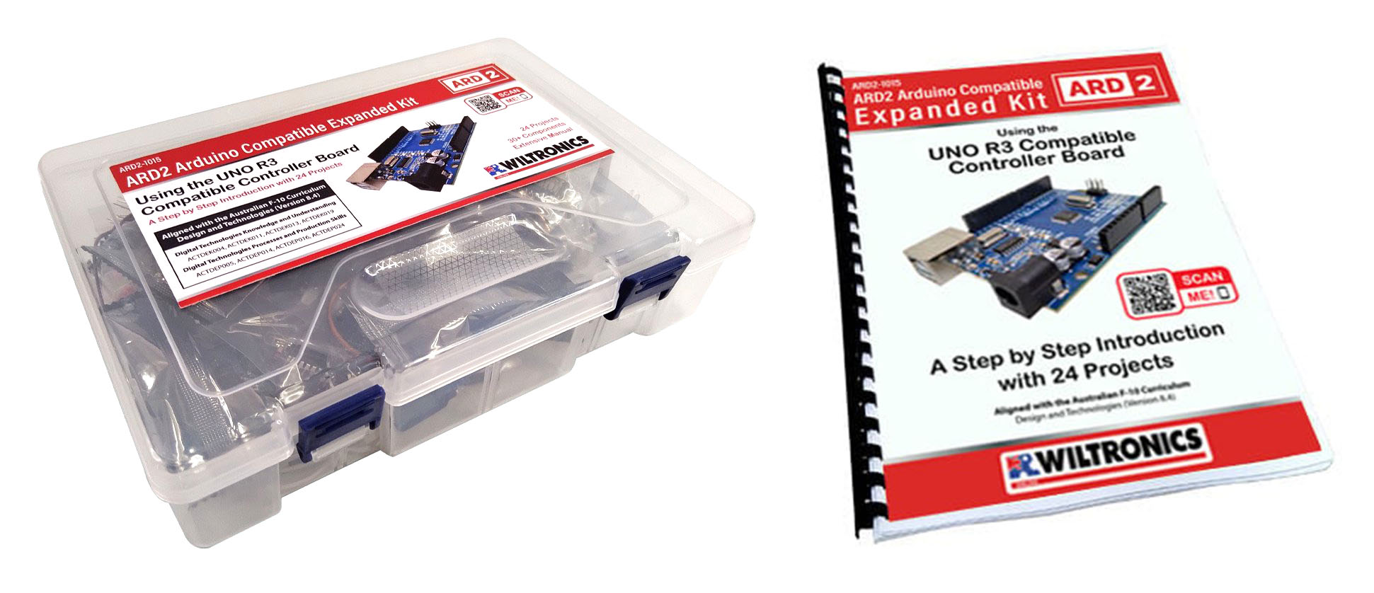 ARD2 Arduino Compatible Expanded Kit - Teaching Electronics | Wiltronics