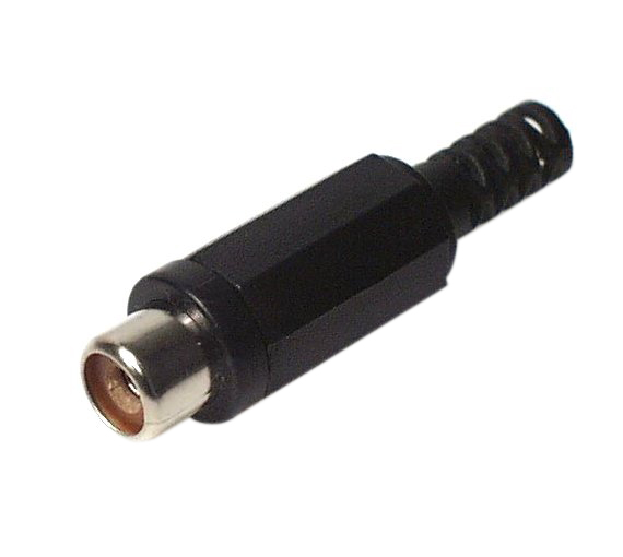 RCA Line Socket Black | Wiltronics