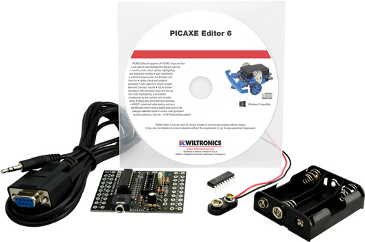 PICAXE 18M2 Starter Packs | Wiltronics