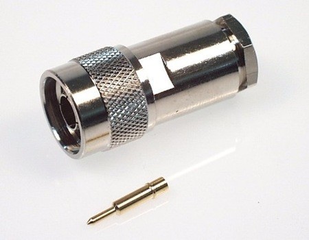 N Connector Male Solder RG58 | Wiltronics