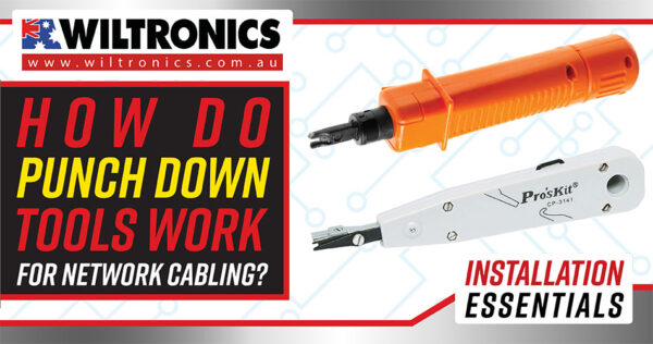 How Punch Down Tools Work for Network Cabling? | Wiltronics